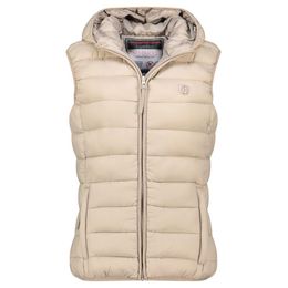 Geographical Norway Steppweste "Vatikotal" in Beige - 64% | Größe XL | Damenjacken
