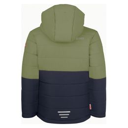 Trollkids Ski-/ Snowboardjacke "Hemsedal" in Khaki/ Dunkelblau - 44% | Gr&ouml;&szlig;e 176 | Kinder-outdoor-jacken