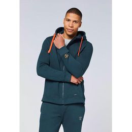 Chiemsee Sweatjacke in Blau - 57% | Größe S | Herren-sweatshirts-jacken