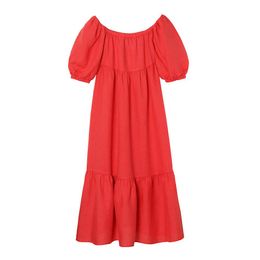 TATUUM Leinen-Kleid in Rot - 62% | Gr&ouml;&szlig;e 38 | Damen-kleider