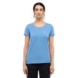 Hagl&ouml;fs Hagl&ouml;fs Wandershirt "Ridge" in Blau - 40% | Gr&ouml;&szlig;e S | Damen-outdoor-tops-shirts