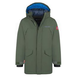 Trollkids Parka "Harstad" in Gr&uuml;n - 50% | Gr&ouml;&szlig;e 152 | Kinderjacken