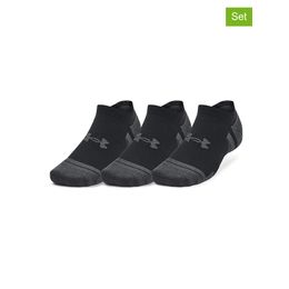 Under Armour 3er-Set: Sportsocken "Performance Tech" in Schwarz/ Anthrazit - 19% | Größe M | Damen-outdoor-ausruestung