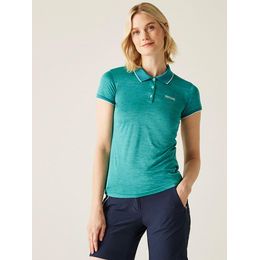 Regatta Funktionspoloshirt "Remex II" in T&uuml;rkis - 62% | Gr&ouml;&szlig;e 36 | Damen-outdoor-tops-shirts