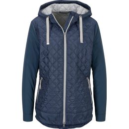 Damen Funktionsjacke mit hinten l&auml;ngerem Saum dunkelblau Gr&ouml;&szlig;e 40