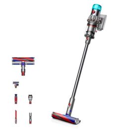 Dyson Akku-Hand-und Stielstaubsauger »V12 Origin« Anti-Kratz Bürste, kein Saugkraftverlust, LCD-Display Nickel/Nickel