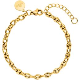 PURELEI Armband &raquo;Schmuck Geschenk Dreamscape Armkette&laquo; gelbgoldfarben 19 cm Das Dreamscape Armband in Schiffsankerketten Stil ist passend zur...