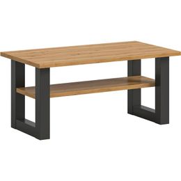 Inosign Couchtisch »Rail, Breite 90 cm, mit Ablageboden, inklusive Kufengestell« Wohnzimmertisch, Beistelltisch Grau / Artisan Eiche Nachbildung +...