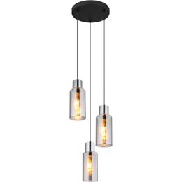 Globo LIGHTING Hängeleuchte »LIDARIA« E27 1 Stk. Hängelampe/Pendelleuchte/Esszimmer/Wohnzimmer/Esstisch schwarz