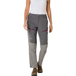 Damen Outdoorhose mit Rei&szlig;verschluss am Saum anthrazit Gr&ouml;&szlig;e 38