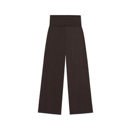 MOSHI MOSHI MIND Chinohose »Trouser Pure« dark brown S - Normalgrößen Normalgrößen S Bequem und vielseitig