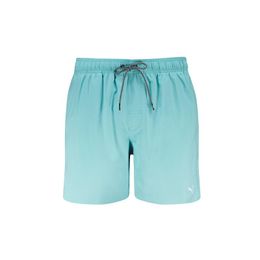 Puma Herren Puma Badeshorts &raquo;Puma SWIM MEN MID SHORTS 1P&laquo; High-Tech Rei&szlig;verschluss an der Ges&auml;&szlig;tasche, Seitentaschen gr&uuml;n XS, N-Gr
