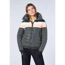 Chiemsee Skijacke Deep Black M (38) M (38) Chiemsee Damen Schneejacke mit justierbarem, hohen Kragen