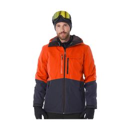 Killtec Skijacke &raquo;KSW 280 MN SKI JCKT&laquo; Wasserdichte Herrenjacke mit Schneefang, atmungsaktiv und PFAS-frei dunkelorange M M Winddichte Herren...