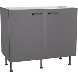 KOCHSTATION Sp&uuml;lenschrank &raquo;KS-Paula&laquo; 100 cm breit, 87 cm hoch, mit 1 T&uuml;r