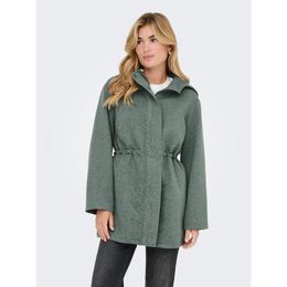 Only Damen Only Kurzmantel &raquo;ONLSEDONA LIGHT HOOD COAT OTW CC&laquo; gr&uuml;n XS