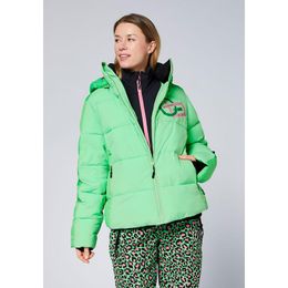 Chiemsee Skijacke Meadow XS (34) XS (34) Chiemsee Damen Skijacke mit Futter im Leo Design