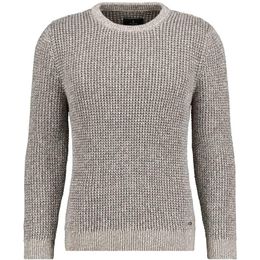 Ragman Rundhalspullover Grau 58 58 Tweed Strickpullover
