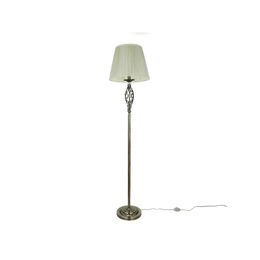 Licht-Erlebnisse Stehlampe (B)38 x (L)38 x (H)165 cm in Messing antik Beige | Gr.: onesize