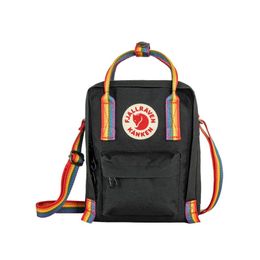 Fjällräven FJÄLLRÄVEN Kanken Rainbow Sling - Umhängetasche 20 cm (black-rainbow pattern) in black-rainbow pattern | Gr.: onesize