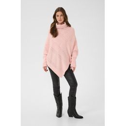 Cream Poncho CRHoliday Loose fit in Mahogany Rose Melange | Gr.: onesize