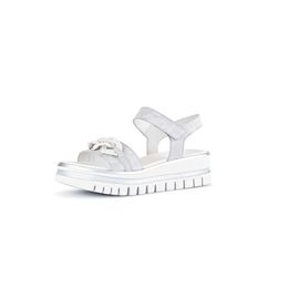Gabor Plateau Sandalen in grau | Gr.: 40,5