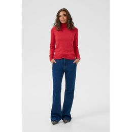 Culture Strickpullover CUannemarie Slim/ Regular fit in Chili Pepper Melange | Gr.: M