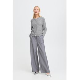 b. young Strickjacke BMMMINNA Regular fit in Mid Grey Melange | Gr.: L