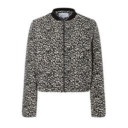 More & More More & More stylisher Blouson, Leo-Muster in shiny jacquard | Gr.: 42