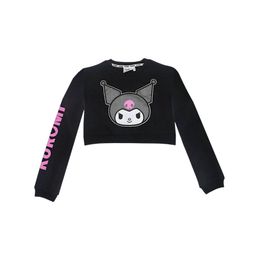 Cerda Sweatshirt Hello Kitty Kuromi Cropped in Schwarz | Gr.: 140