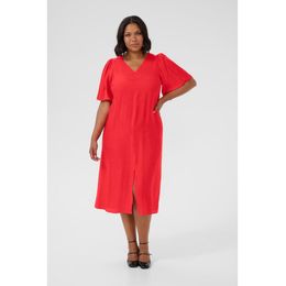 Kaffe curve Kleid KCtera Regular fit in True Red | Gr.: 50