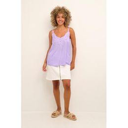 Cream &Auml;rmellose Bluse CRAnna A-shape in Purple Rose | Gr.: 40