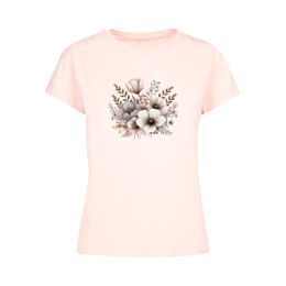F4NT4STIC Box Tee Blumenstrauß Boho in pink | Gr.: XXL