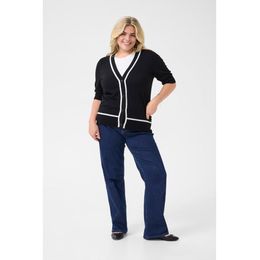 Kaffe curve Strickjacke KCmallie Regular fit in Black Deep | Gr.: M