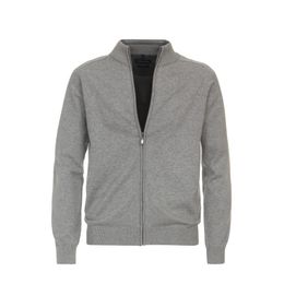 Casamoda Casa moda Strickjacke Basic in Silber | Gr.: XXL