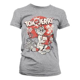 Tom & Jerry Tom & Jerry Shirt in Grau | Gr.: S