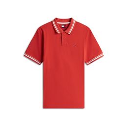 Tommy Jeans Poloshirt Herren Gr&ouml;&szlig;e XXL hellrot / wei&szlig;