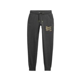 Superdry & Co Hose 'LUXE' Damen Gr&ouml;&szlig;e 40 gold / graphit