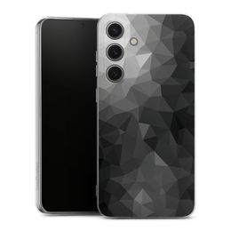 DeinDesign Galaxy S25+ Handy Silikon H&uuml;lle Case transparent Handyh&uuml;lle Mosaic Tarnmuster Muster Silikon Case