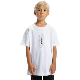 T-Shirt DC Shoes "DC Omega", Jungen, Gr. 14(155-164cm), wei&szlig;, 75% Baumwolle, 25% Baumwolle, Shirts T-Shirt