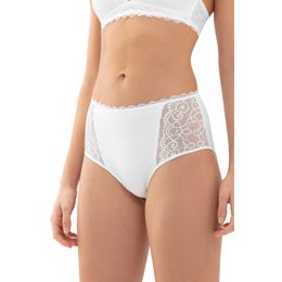 Taillenslip Mey "Amorous", Damen, Gr. 40, wei&szlig;, Spitze, Obermaterial: 87% Polyamid, 13% Elasthan, k&ouml;rpernah, Unterhosen Taillenslip, Seiten mit Spitze verziert