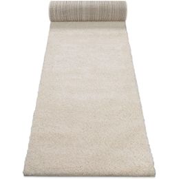 Hochflor-Teppich Wecon Home "STUDIO zero", beige, B:80cm H:35mm L:300cm, Polypropylen (PP), Teppiche, weicher und kuscheliger Flor, Wohnzimmer, Schlafzimmer, im Berber-Stil