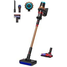 Dyson Akku-Hand-und Stielstaubsauger "V16 (DS60) Piston Animal Submarine™, 900W, bis zu 70 Minuten Laufzeit", mattes schwarz, kupfer, B:25cm H:129,8cm T:25,9cm, Akkusauger