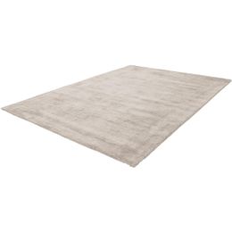 Teppich Obsession "My Maori 220", beige (elfenbeinfarben), B:140cm H:13mm L:200cm, Viskose, Teppiche, Teppich, Uni-Farben, Material: 100% Viskose, handgewebt, gro&szlig;e Farbauswahl