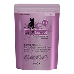 Catz Finefood No. 11 Lamm & Kaninchen Katzen-Nassfutter getreidefrei 16x85g