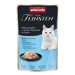 animonda vom Feinsten Hühnchenfilet und Thunfisch in Sauce Katzen-Nassfutter mit Vitaminen 18x50g