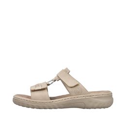 Rieker Pantolette Damen Gr&ouml;&szlig;e 43 hellbeige
