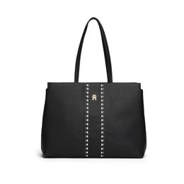 Tommy Hilfiger Shopper Damen Größe One Size greige / dunkelgrau / schwarz