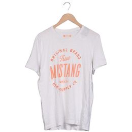 Mustang T-Shirt Herren Gr&ouml;&szlig;e L Second Hand wei&szlig;