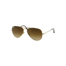 Ray-Ban Sonnenbrille Damen Gr&ouml;&szlig;e One Size Second Hand gold